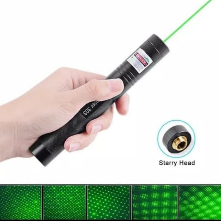 Jual GREEN LASER POINTER / LASER HIJAU POINTER / LASER 303 | Shopee Indonesia