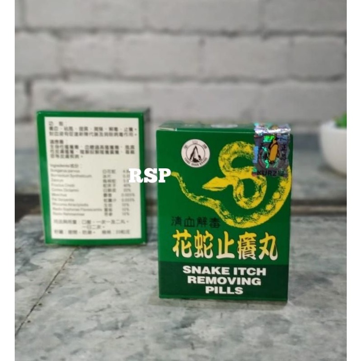 Jual Snake Itch Removing Pills ( Obat gatal cap ular ) | Shopee Indonesia