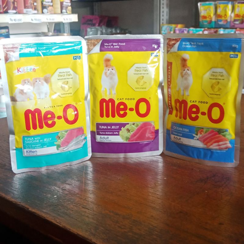 Jual Meo wet food pouch 80gr | Shopee Indonesia