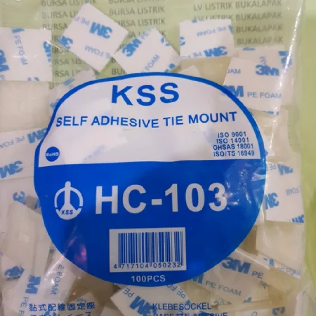 Jual TIE MOUNT cable KSS HC-103 isi 100pcs | Shopee Indonesia