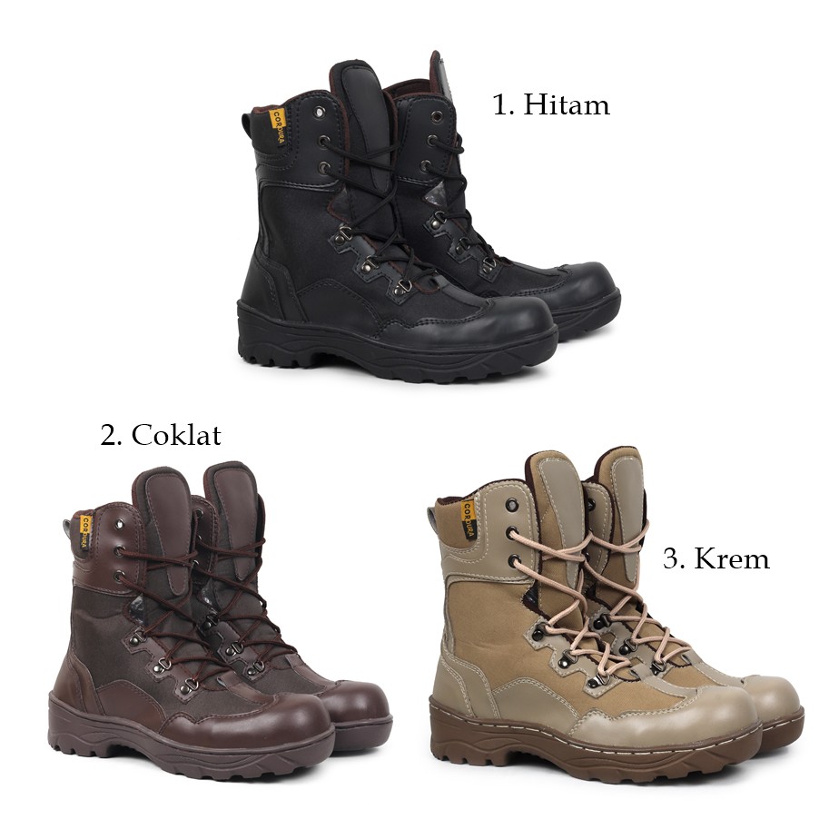 Jual Sepatu Safety PDL King Indikators Sepatu Tactical Boots Ujung Besi ...