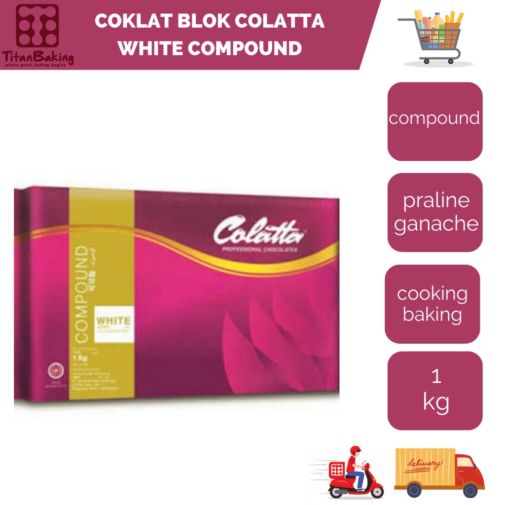 Jual Coklat White Compound Colatta 1kg/Coklat Putih 1kg /Chocolate ...