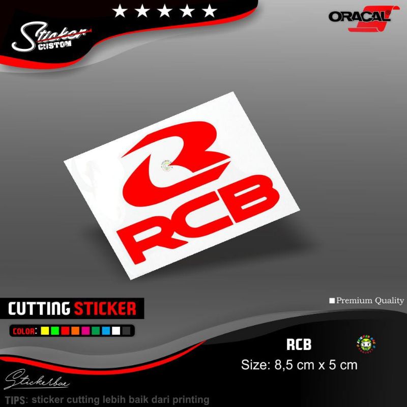 Jual stiker racing boy stiker RCB sticker motor stiker racingboy ...