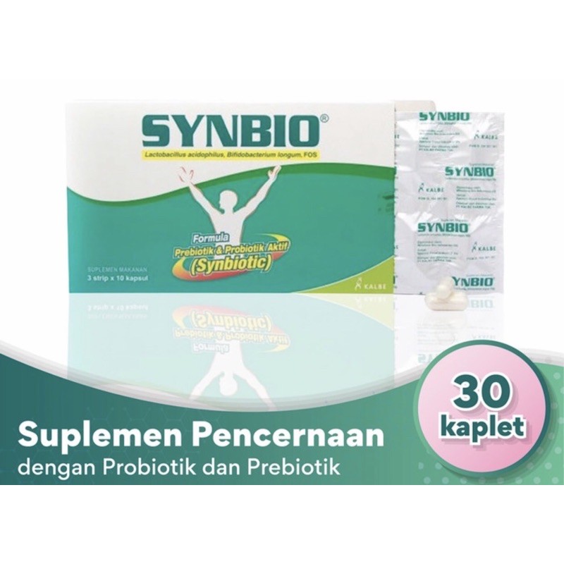 Jual Synbio strip 10 tablet ( probiotic lactobacillus untuk pencernaan ...
