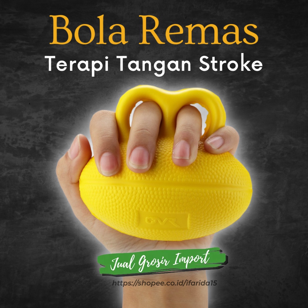 Jual ORIGINAL Bola Remas Elastis Melatih Otot Tangan Bola Terapi Tangan ...