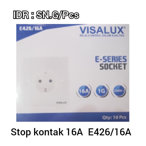 Jual Stop Kontak Visalux 16A E426/16A/ Stop Kontak Visalux | Shopee Indonesia