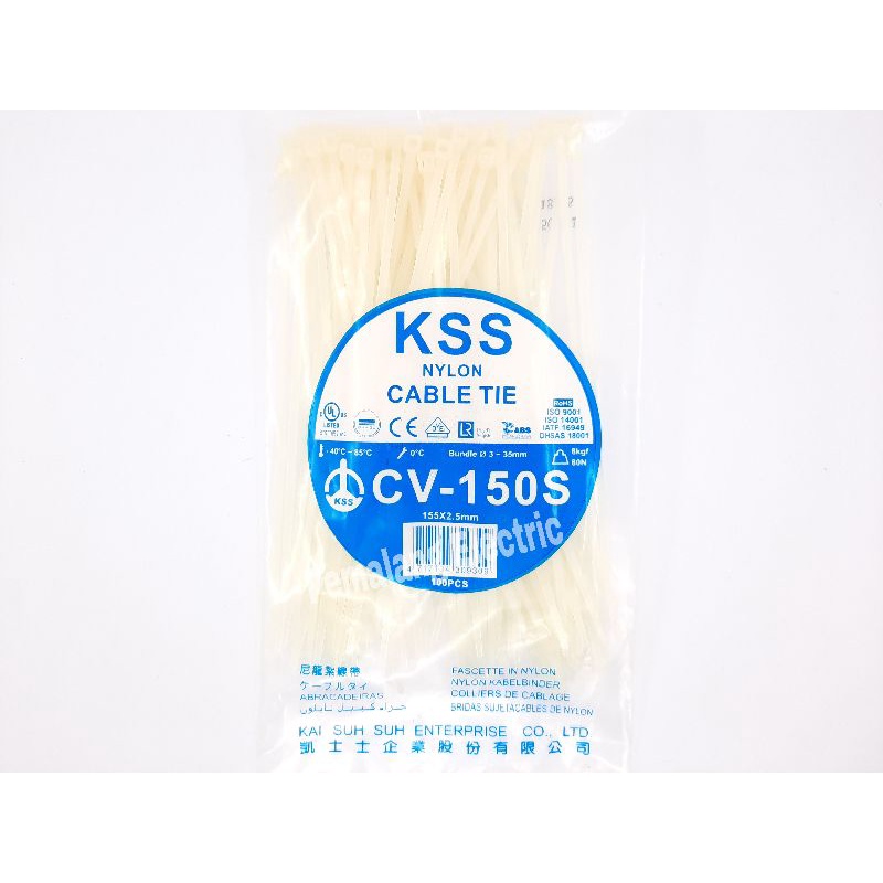 Jual Kabel ties KSS CV-150 Putih | Shopee Indonesia