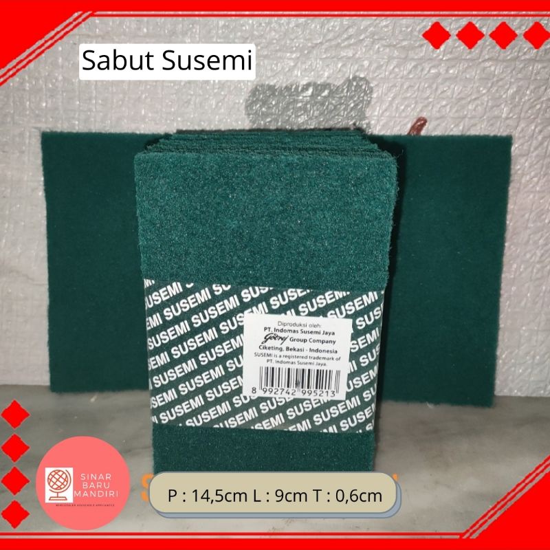 Jual Sabut cuci piring ijo/hijau susemi Sabut spon cuci panci | Shopee ...