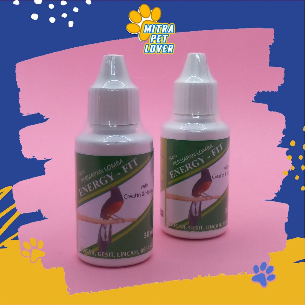 Jual SUPLEMEN BURUNG UNTUK PERSIAPAN LOMBA - ENERGY FIT DROP 30 ML ...