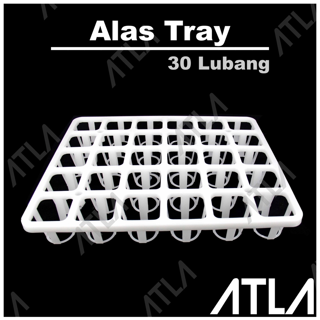 Jual Tray 30 Lubang Putih Kotak Traypot Seedling Pot Semai Hidroponik ...