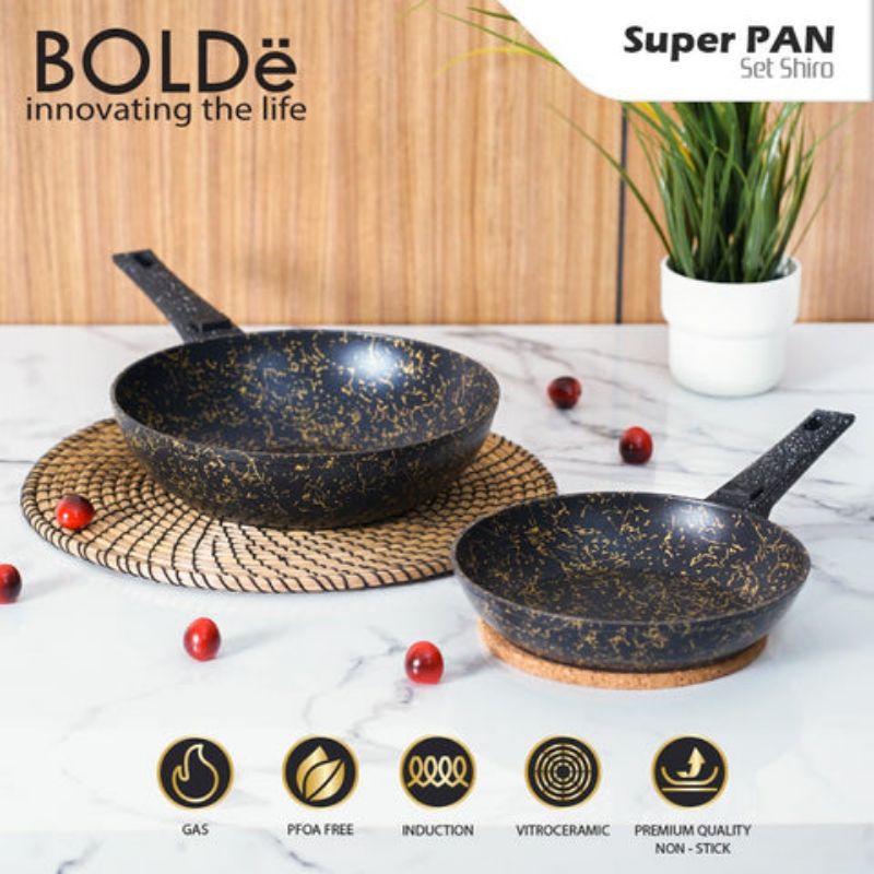 Jual BOLDE SUPER PAN SHIRO SERIES 2 PCS / SET | Shopee Indonesia
