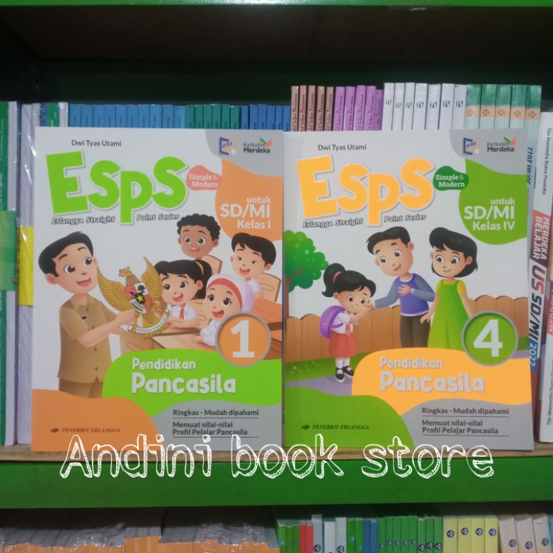 Jual BUKU ESPS PENDIDIKAN PANCASILA UNTUK SD/MI KELAS 1 dan 4 KURIKULUM MERDEKA | Shopee Indonesia