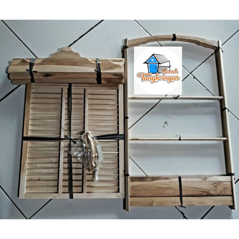 Jual Sangkar burung replika diamond kaki kosan mentah Tiang Kayu ...