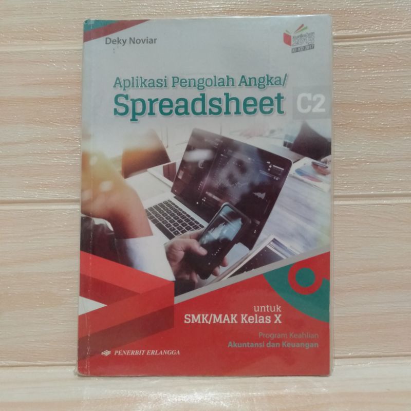 Jual Aplikasi Pengolah Angka/Spreadsheet C2 Kelas 10/Kelas X Penerbit ...