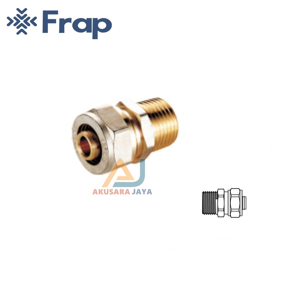 Jual MALE SOCKET 16 X 1/2"M / SOCK DRAT LUAR AIR PANAS FRAP 16 X 1/2"M | Shopee Indonesia