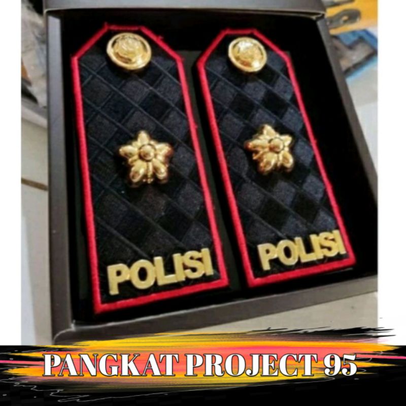 Jual PANGKAT POLISI PDU KOMPOL LIST MERAH KOMANDO | Shopee Indonesia