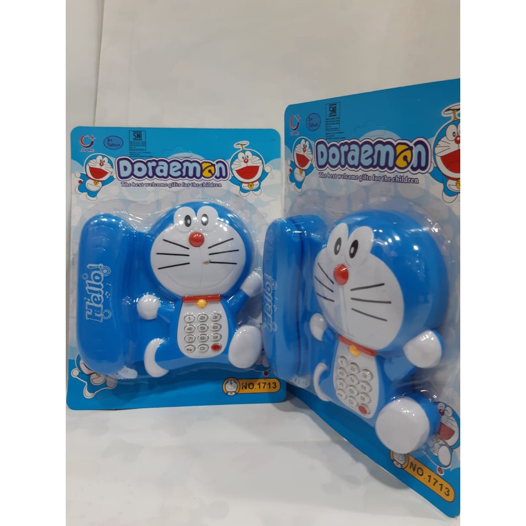 Jual mainan telepon anak/teleponan/telepon doraemon | Shopee Indonesia