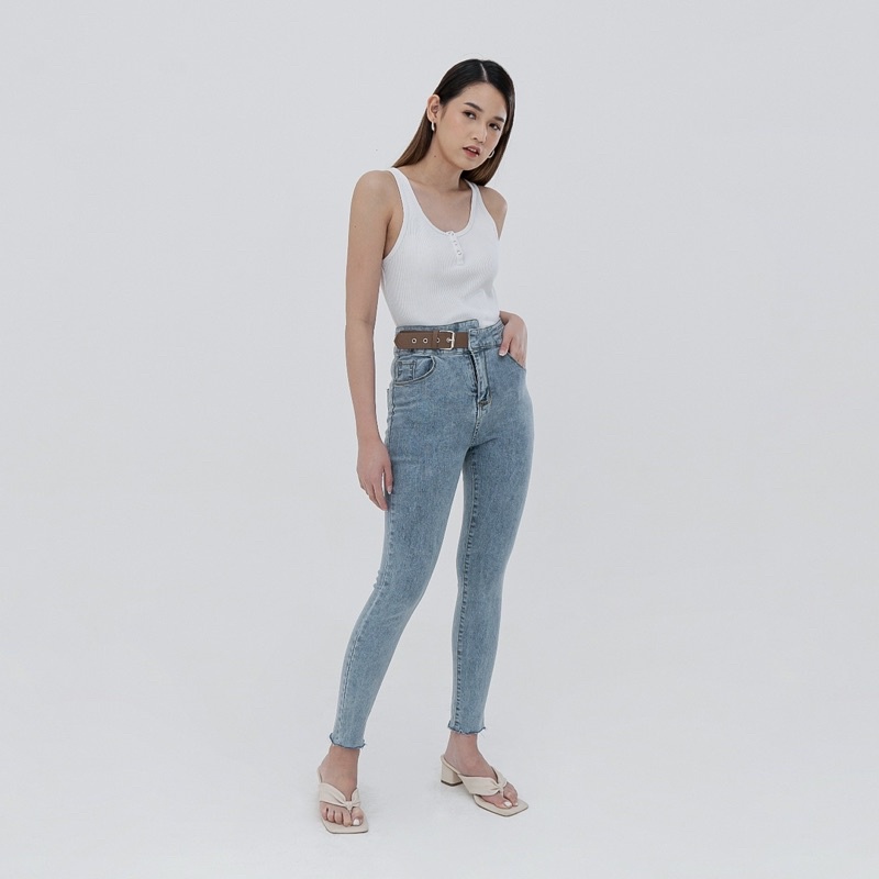 Jual VIERLIN - Jeans 30093 - SKINNY JEANS WANITA | Shopee Indonesia
