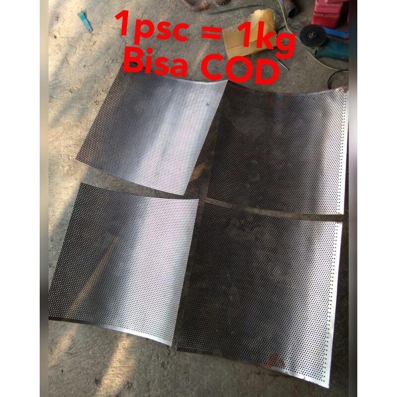 Jual Plat bolong bahan saringan knalpot tutup speaker | Shopee Indonesia