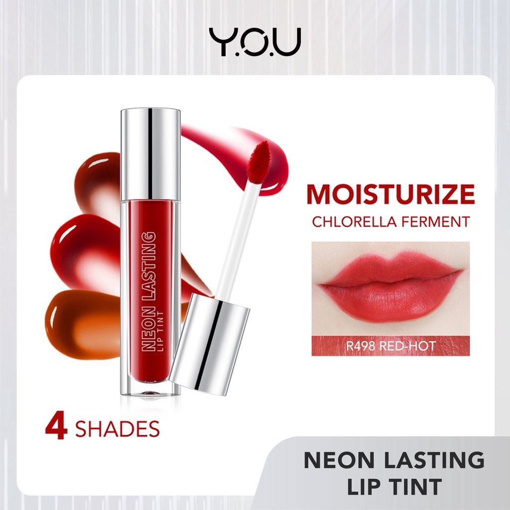 Jual YOU Neon Lasting Lip Tint [Tahan Lama Hingga 12 Jam|Moisturizing ...
