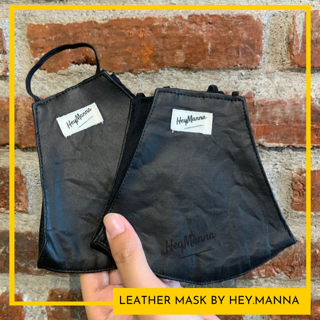 Jual Leather Mask by HEY MANNA // Maker Kain Bahan Kulit Sintetis ...