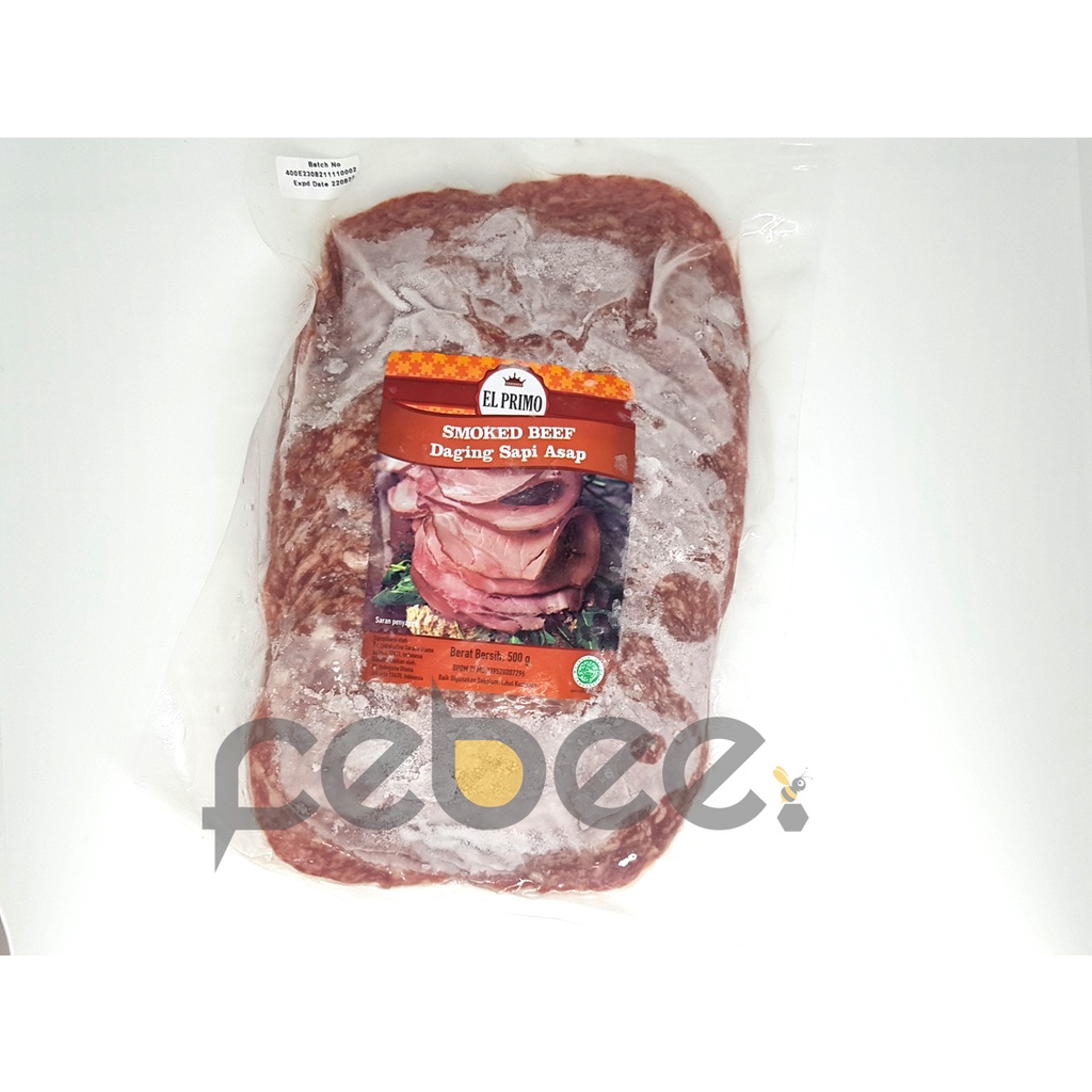 Jual Daging Sapi Asap Smoked Beef El-Primo 500g | Shopee Indonesia