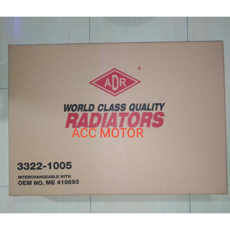 Jual Radiator Mitsubishi Canter Kanter PS 100 110 Turbo - PS 125 - ADR ...
