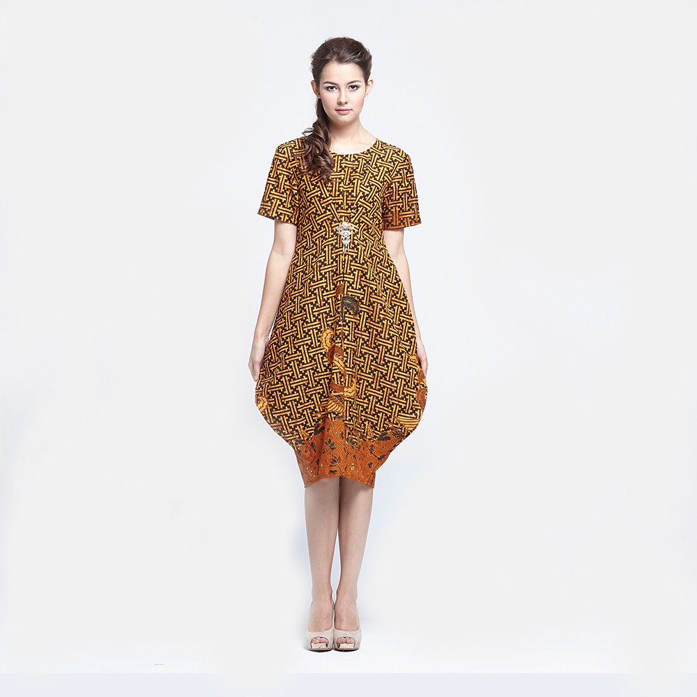 Jual JENNI AUSTIN - BHAVI DRESS IN GOLD | Shopee Indonesia