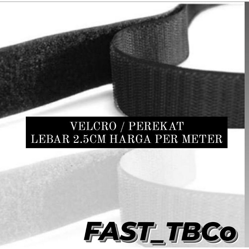 Jual Perekat Kain Velcro Meteran velcrow Prepetan Perekat kretekan ...