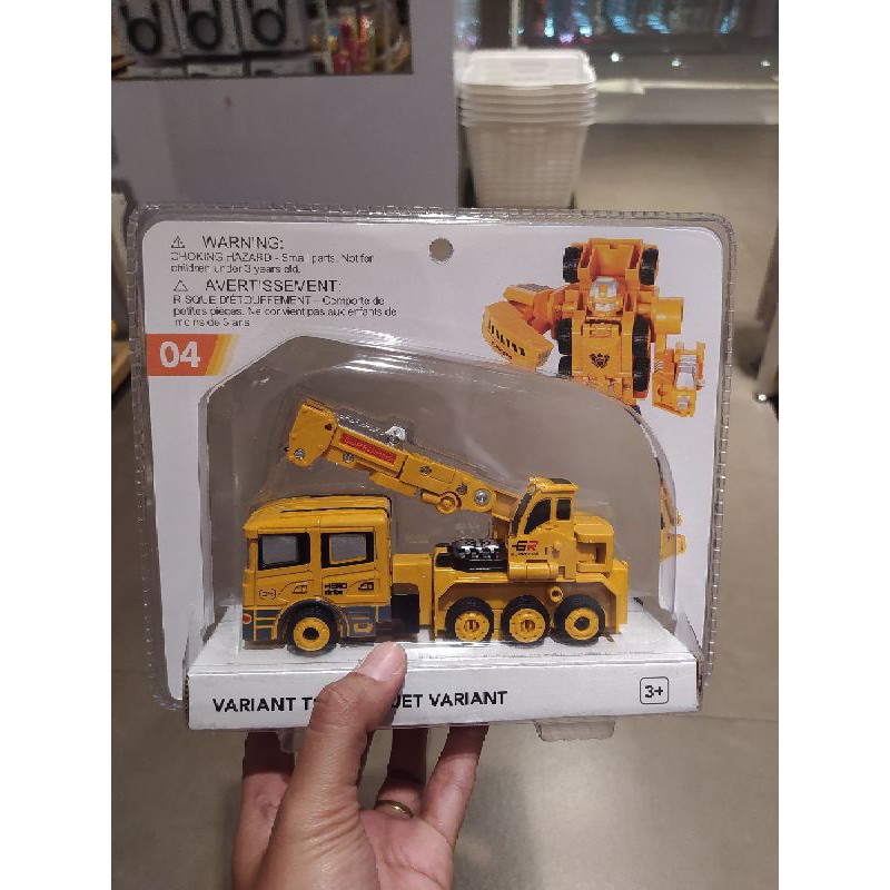 Jual MINISO TRANSFORMERS CAR ROBOT / MAINAN TRUCK MINISO / MAINAN ROBOT ...