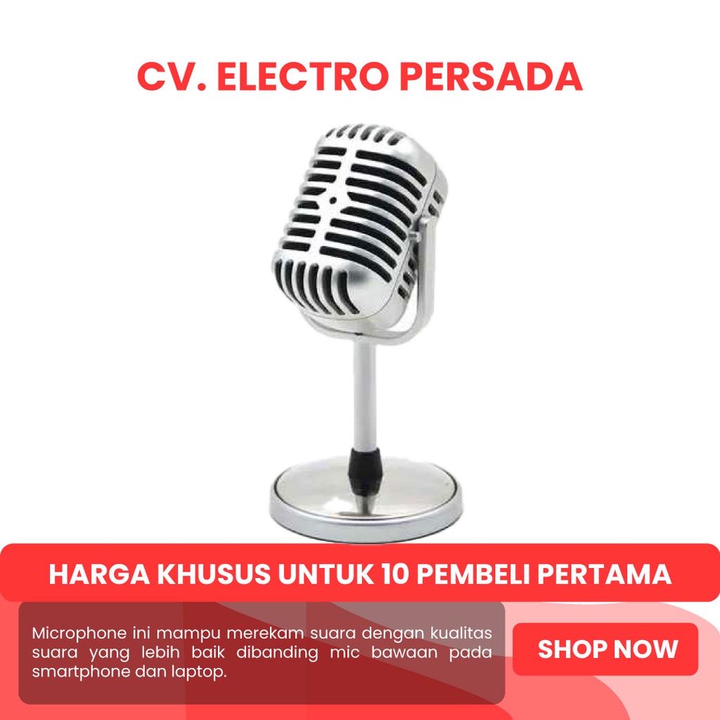 Jual Taffstudio Microphone Micropon Microfon Condenser Perekam Suara ...