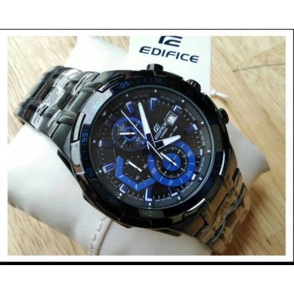 Jual Jam Casio Edifice EFR 539FB - 1A2VUDF Stainless FullBlack Dial ...