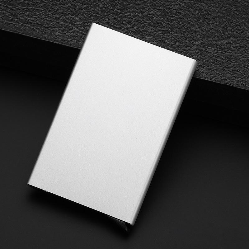 Jual Dompet Kartu Metal Case Card Holder Smart Wallet RFID Blocking ...