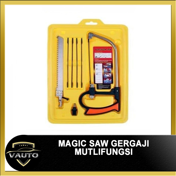 Jual Tools-Hand- Multifungsi Magic Saw Gergaji Kayu Besi Pipa Set 3 Way ...