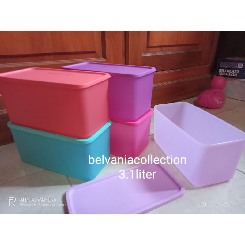 Jual wadah sayuran Funtastic four 3.1 liter Tupperware 1pcs | Shopee ...