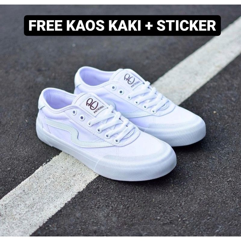 Jual PATROBAS NEW IVAN LOW TRIPLE WHITE PATROBAS TRIPLE WHITE PATROBAS ...