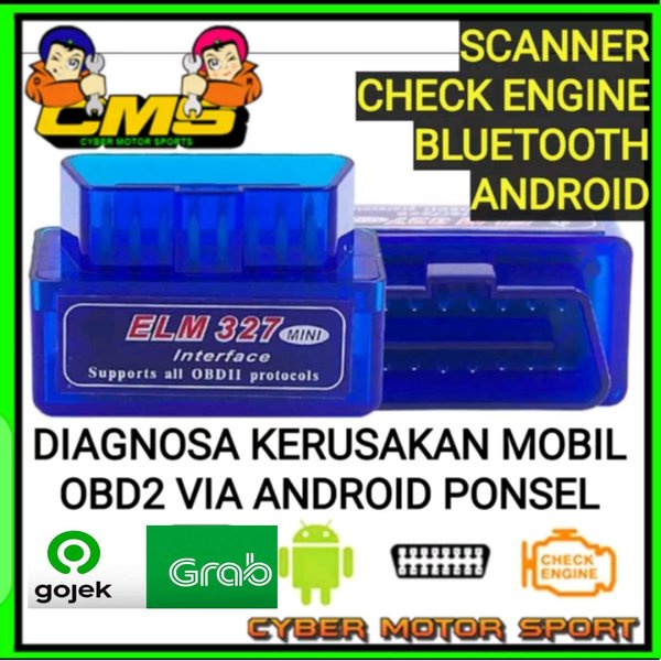Jual Alat Scanner deteksi kerusakan mobil. Scanner OBD2 . check engine ...