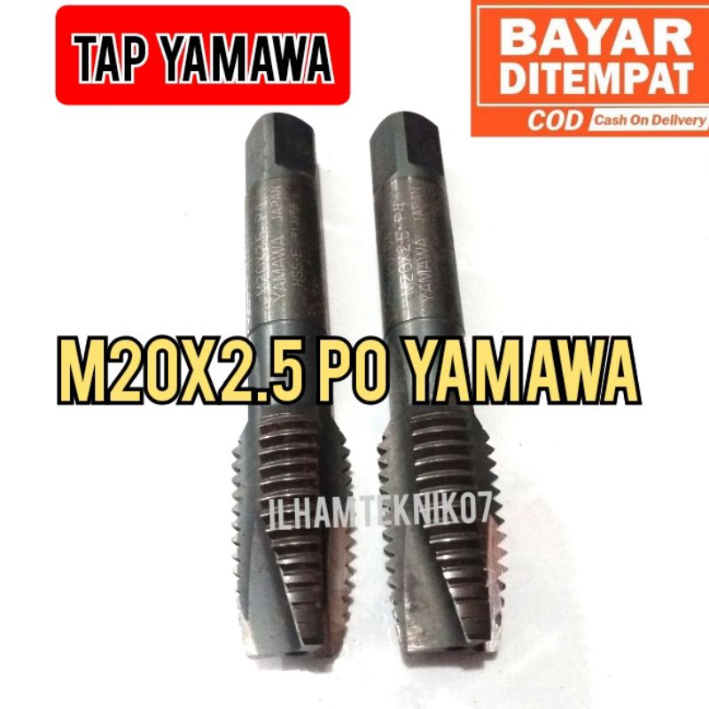 Jual Yamawa tap hand tap m20x2.5 lurus tap PO tap yamawa | Shopee Indonesia