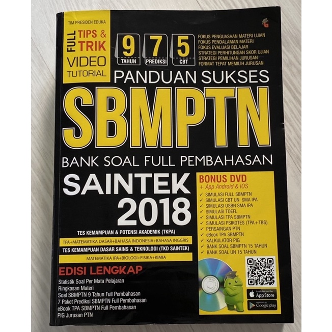 Jual Buku Panduan Sukses UTBK/SBMPTN SAINTEK | Shopee Indonesia