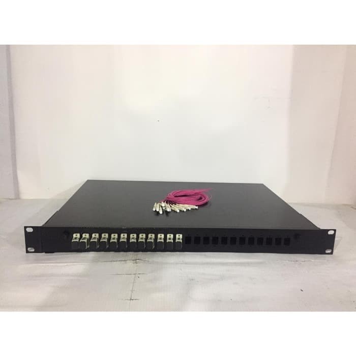 Jual OTB rack SC 8port multimode OM4 lengkap pigtail/ ODF SC 8core/ODP ...