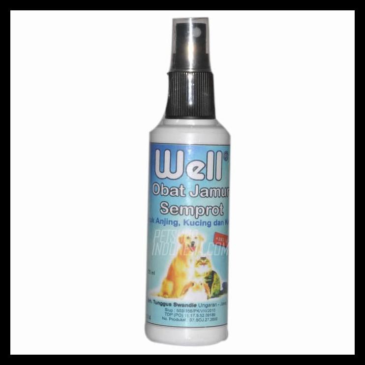Jual Well Spray Obat Jamur Kucing Anjing Kelinci Demodis Scabies ...