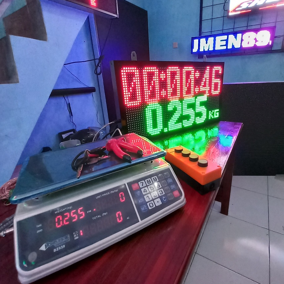 Jual Display timbangan digital dan counterdown hitungan mundur khusus ...