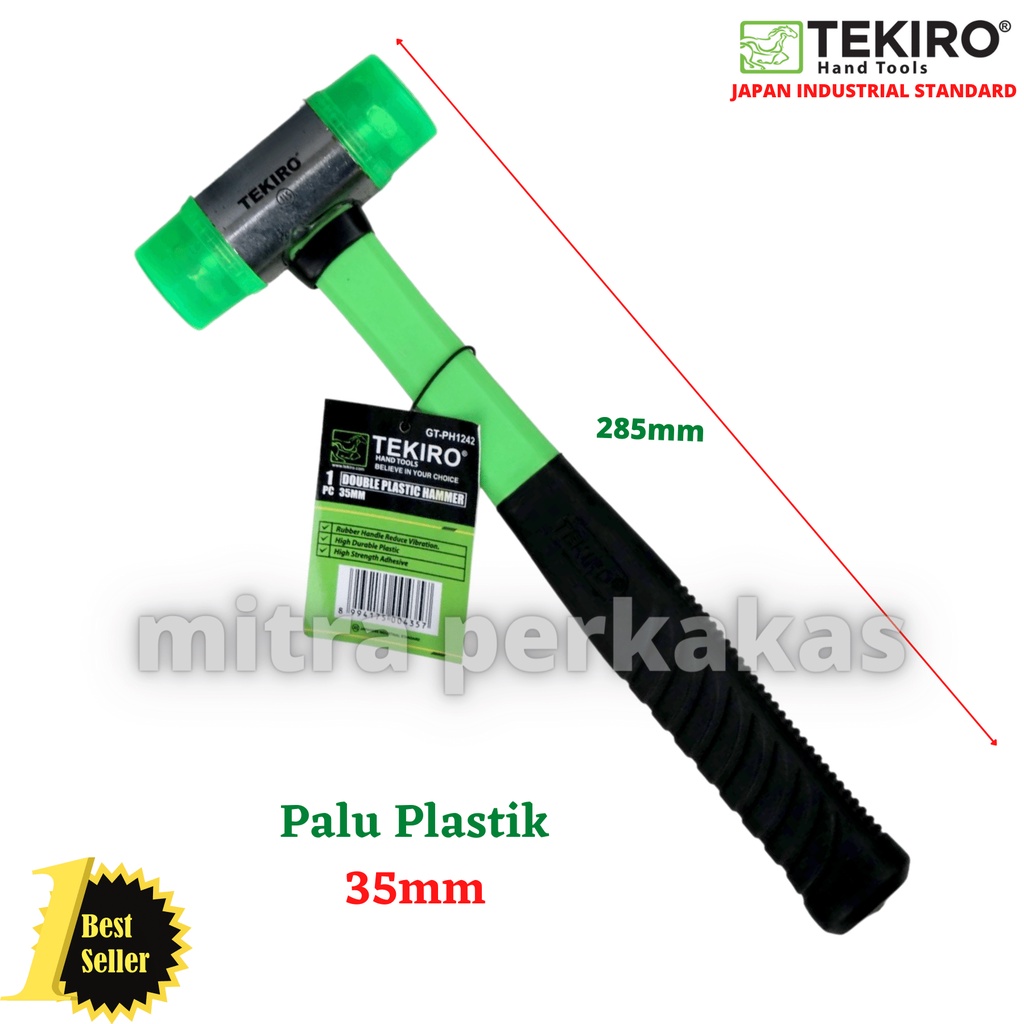 Jual Palu Plastik - Double Plastic Hammer 35 mm - Tekiro - GT-PH1242 ...
