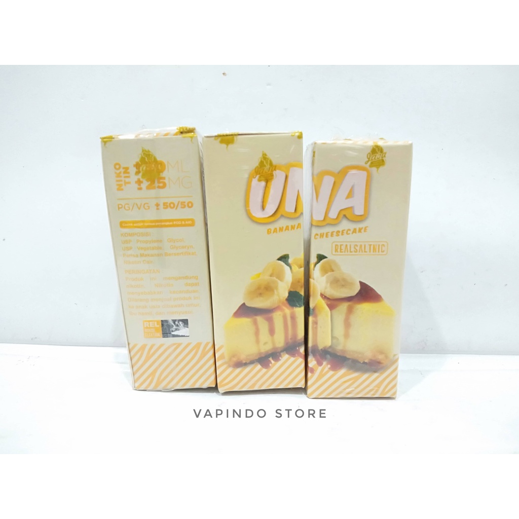 Jual NIC 25MG UNA BANANA CHEESECAKE SALT 30ML NIC BY VAPOR KING ...