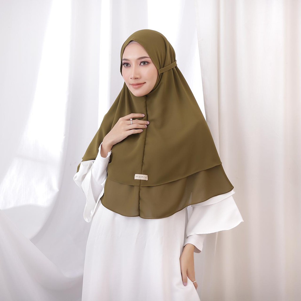 Jual Nadiraa Hijab Khimar Dahlia | Shopee Indonesia