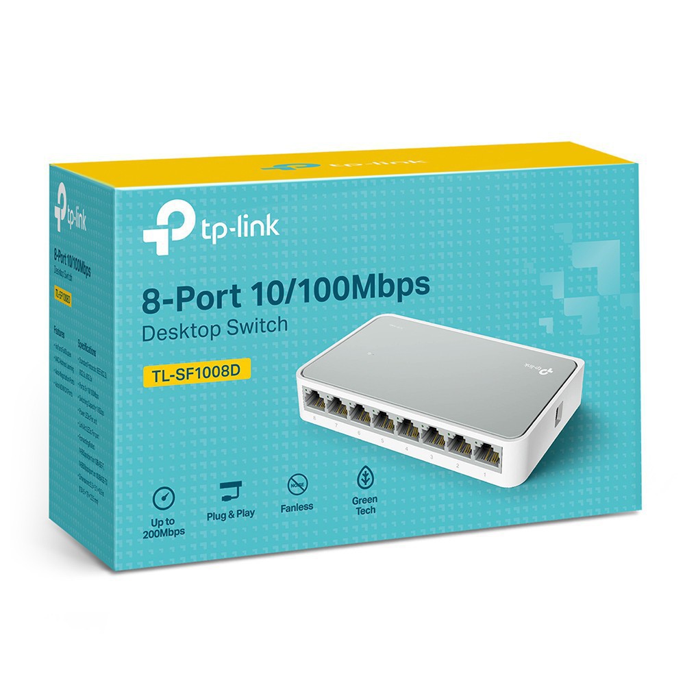Jual TP-LINK SF1008D Switch Hub 8 Ports 10/100 | Shopee Indonesia