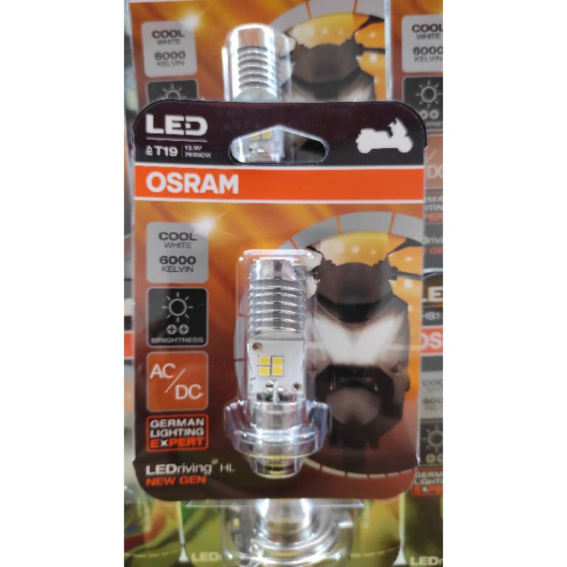 Jual Dop Bohlam Lampu Depan Osram ORIGINAL LED Putih T19 H6 Dop Bebek Matic Beat Vario Mio ...