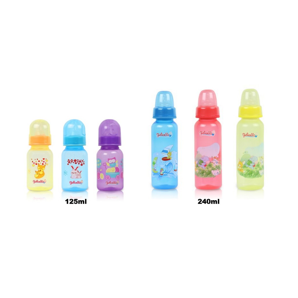 Jual Reliable Botol Susu Warna 125 ml / 240 ml | Shopee Indonesia