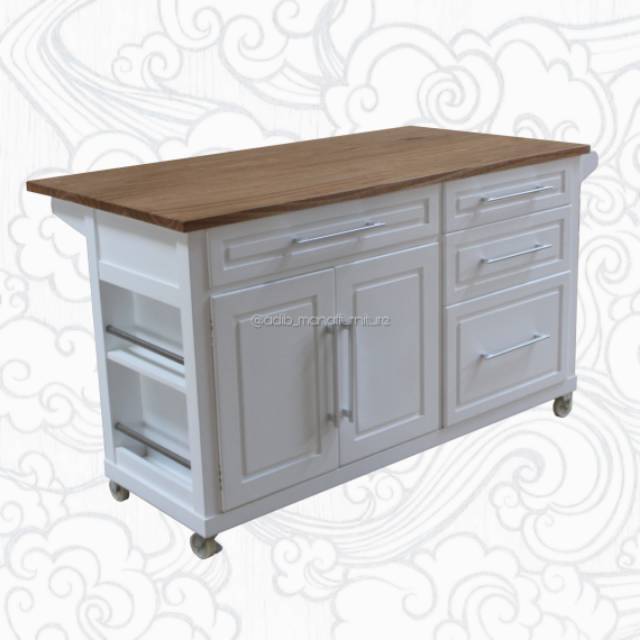 Jual Island Table, Meja Dapur, Kitchen Set, Meja Makan | Shopee Indonesia