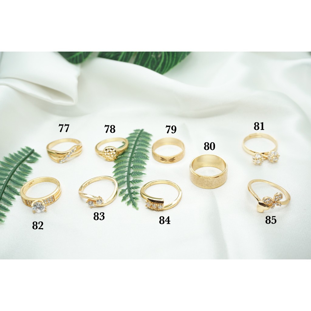 Jual OBRAL : CINCIN SIZE 6 XUPING YAXIYA LAPIS EMAS FASHION WANITA CANTIK ELEGAN MANIS (HANYA ...